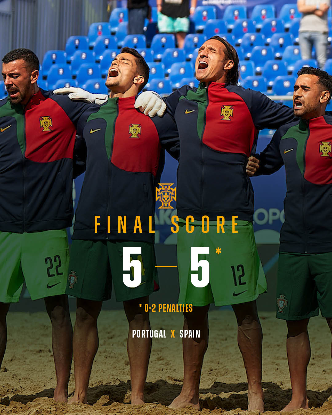 Portugal perde bronze no futebol de praia. “Agora, levo [a medalha] de ...