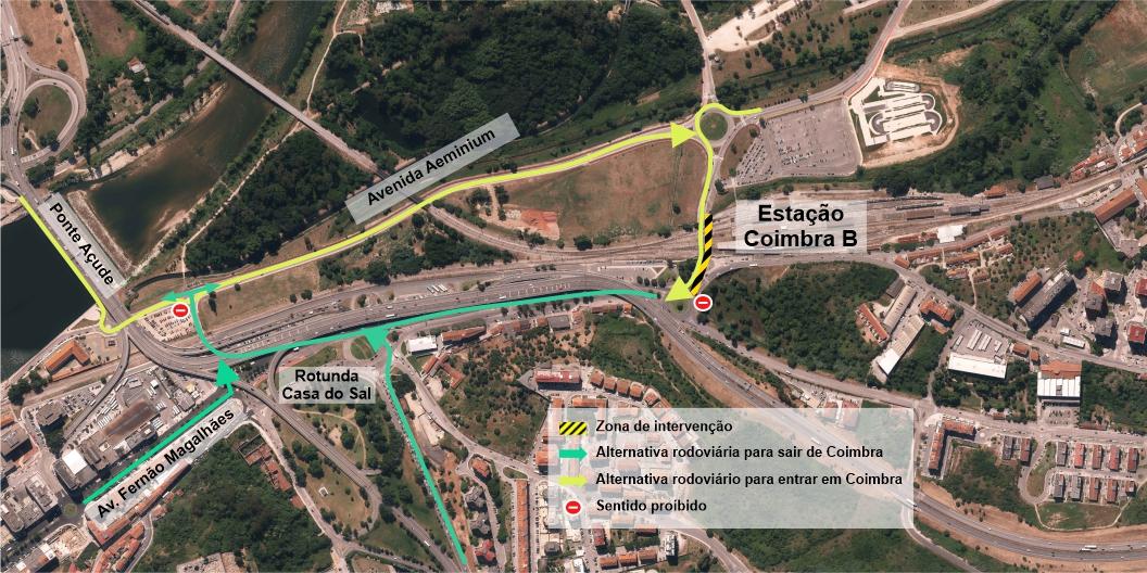Durante 4 meses não será possível sair da cidade pelo túnel de Coimbra ...