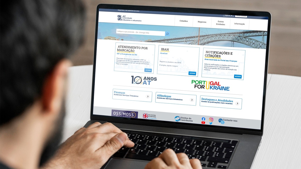 Portal das Finanças passa a ter autenticação reforçada com código por ...