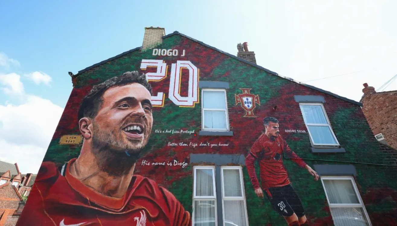 Mural em homenagem a Diogo Jota angaria mais de 30 mil euros para ...